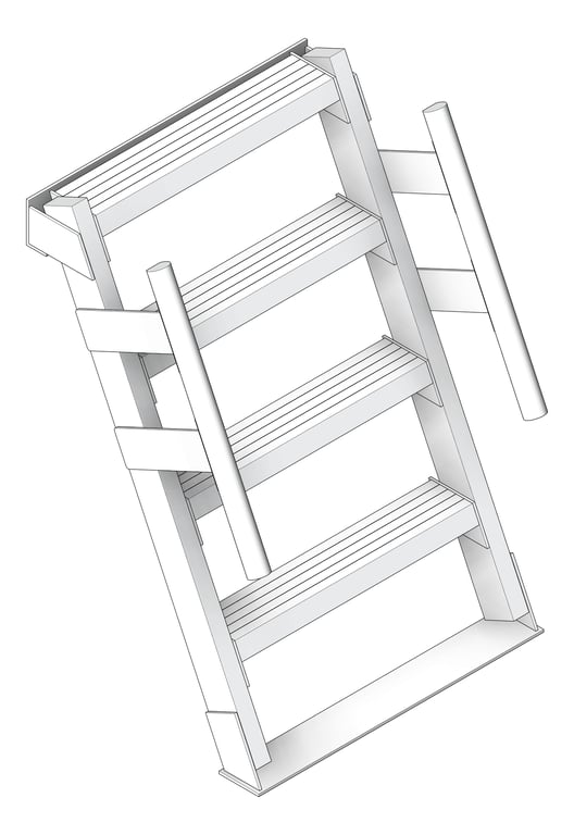 Ladder Step Kattsafe - BIMcontent.com